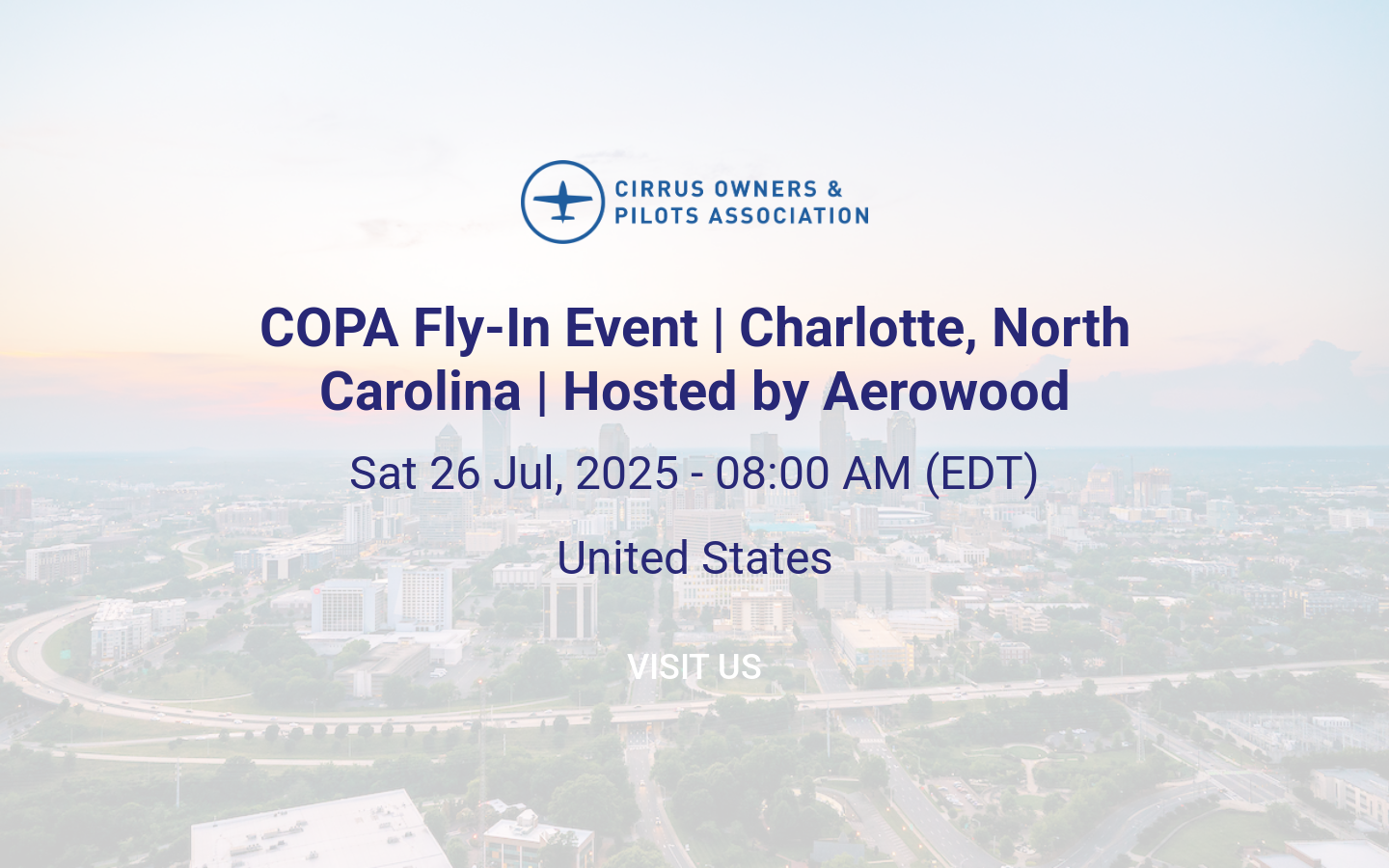 COPA Fly-In Event | Charlotte, North Carolina | Hosted by Aerowood